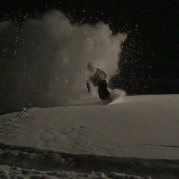 shredding powder in the dark #nightsession #champery #planachaux # ...